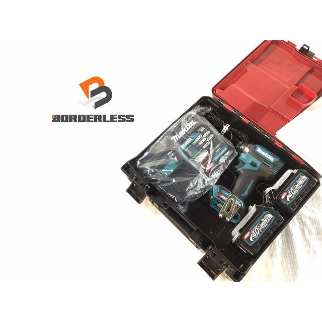 マキタ ☆未使用品☆makita 40Vmax 充電式 インパクトドライバ TD002GRDX 青 バッテリー2個(40V 2.5Ah) BL4025 充電器+ケース : 工具販売専門店 ...