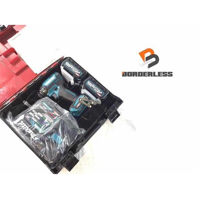 マキタ ☆未使用品☆makita 40Vmax 充電式 インパクトドライバ TD002GRDX 青 バッテリー2個(40V 2.5Ah) BL4025 充電器+ケース : 工具販売専門店 ...