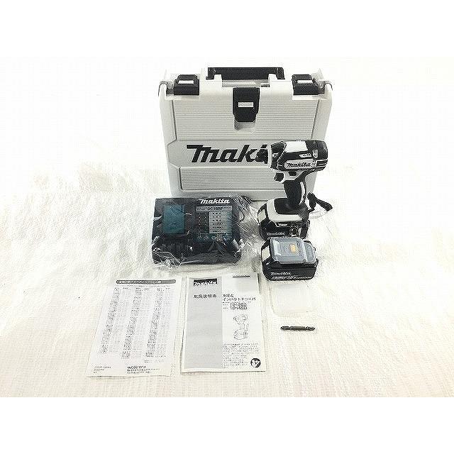 マキタ ☆未使用品☆makita 18V 充電式インパクトドライバ TD149DRFXW バッテリー2個(18V 3.0Ah) 充電器 ケース付 白 : 工具販売専門店BORDERLESS ...