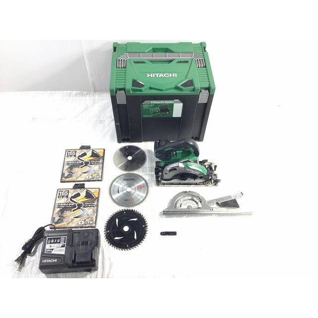 HiKOKI ☆中古品☆ HITACHI 日立工機 18V 165mm コードレス丸のこ C18DBAL 本体+充電器+ケース : 工具販売 ...