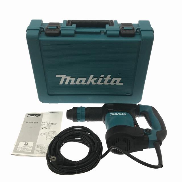 マキタ ☆比較的綺麗☆makita 100V 電動ケレン HK1820 SDSプラスシャンク ケース付き ハツリ 電動ハンマー チッパー タイル モルタル : 工具販売専門店 ...