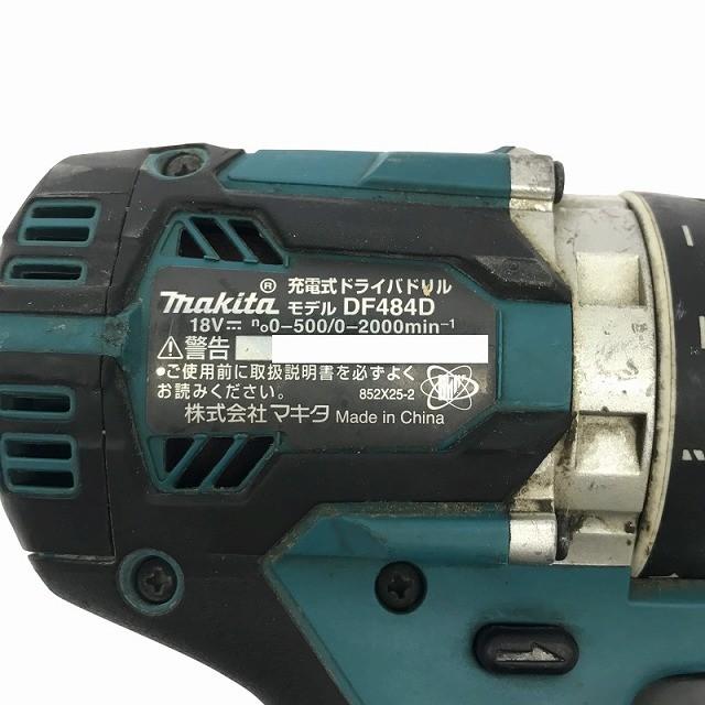 ☆中古品☆makita マキタ 18V 充電式ドライバドリル DF484D 本体のみ 電動工具 穴あけ加工 締め付け123890 : 工具販売 ...