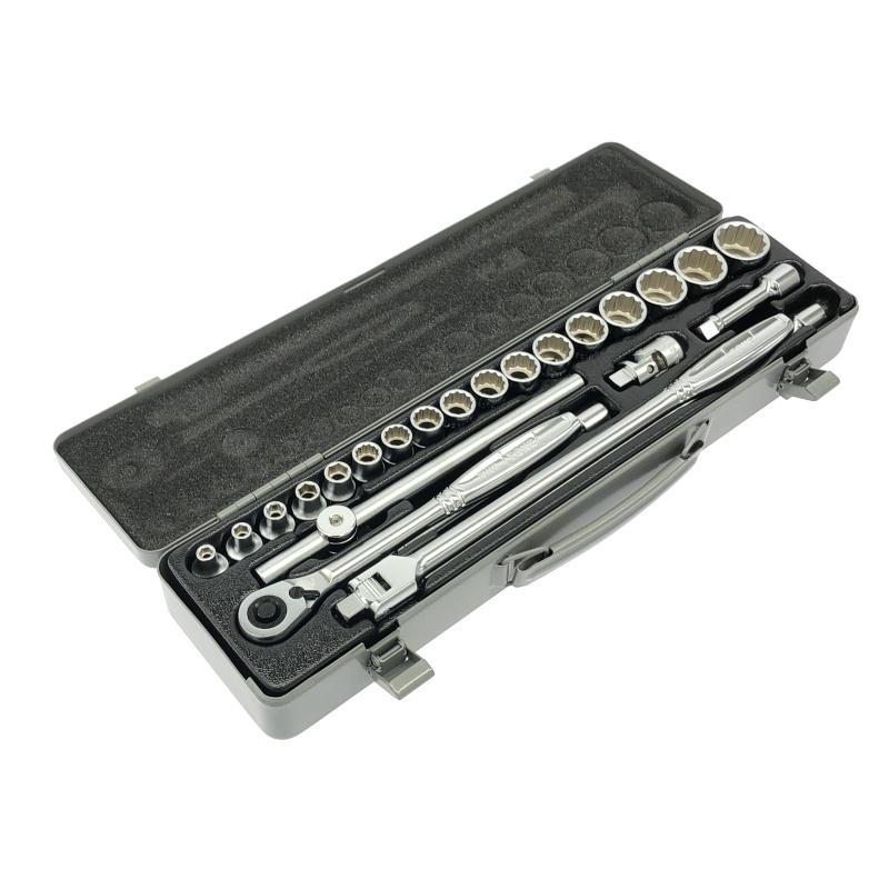 ☆未使用品☆TONE トネ ソケットレンチセット CX3172 差込角9.5mm(3/8") ラチェットレンチセット ハンドツール 手工具 ...