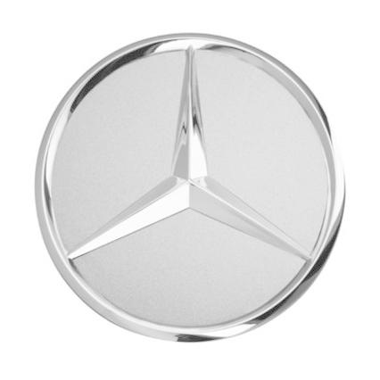Mercedes-Benz（メルセデス・ベンツ） メルセデスベンツ純正 ホイール センターキャップ 1個単品 2色 ブラック シルバー 直径 ...