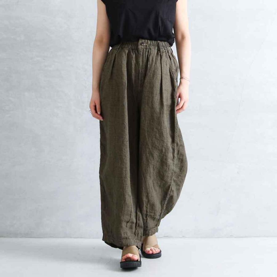 新作】nod cotton linen circus pants【新品タグ付】 - パンツ 新作】nod cotton linen circus pants【新品タグ付】 - パンツ