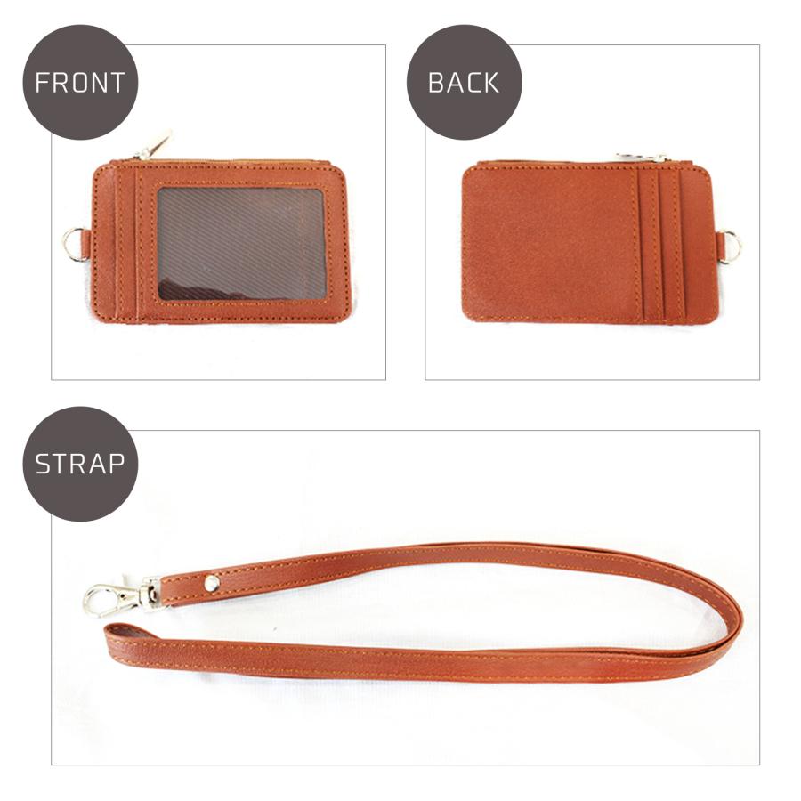 名札 ネームプレート ケース ホルダー 社員証 パスケース 定期入れ ネックホルダー 吊り下げ 縦 5色 キッズ レディース 軽量 idカードホルダー : Bospelino 革小物・ギフト ...