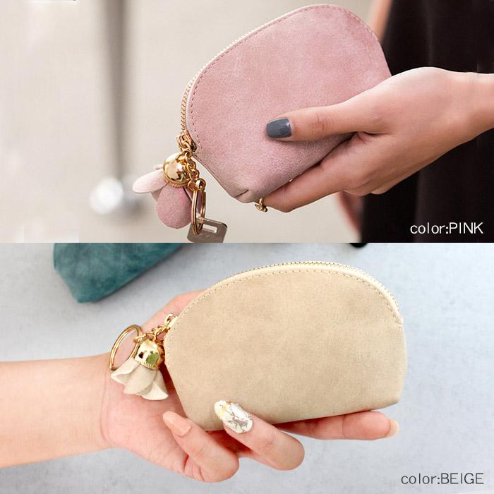 財布 レディース メンズ ポーチ 小物入れ 可愛い 小銭入れ マルチポーチ 小さめ PUレザー 5色 | キーリング マルチケース 化粧ポーチ ミニ財布 : Bospelino 革小物・ギフト ...