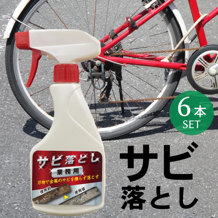強力 大容量 業務用 サビ落とし 500ml スプレー 6本セット サビ取り剤 錆び取り剤 錆取り クリーナー 錆び さび サビ さびとり キッチン シンク 蛇口 : Bospelino 革 ...