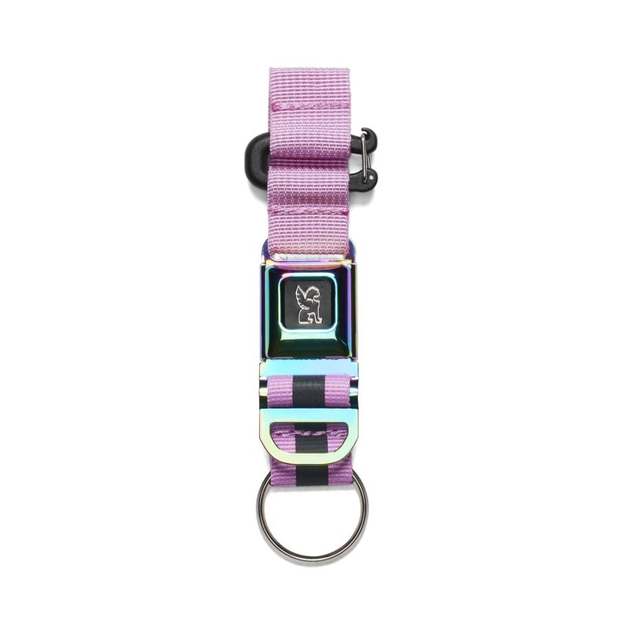 CHROME（クローム） ミニ バックル キーチェーン CHROME MINI BUCKLE KEYCHAIN RAINBOW REFLECTIVE バッグ アクセサリー AC249RBRF ...