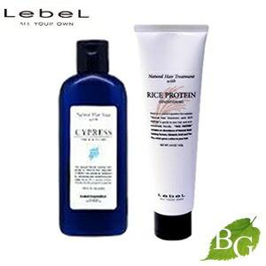 LebeL ルベル ナチュラルヘアソープ サイプレス（CYd） ヘアトリートメント ウィズ ライスプロテイン（RP） セット 240mL 140mL : BOTANIC GARDEN ...