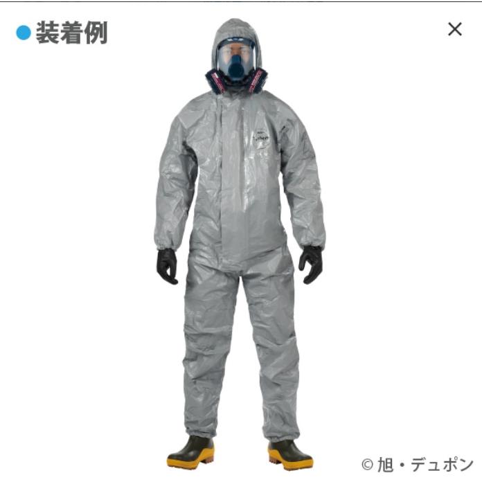 タイケム(R)6000 タイケム F型 化学防護服 JIST8115 タイプ3,4,5,6