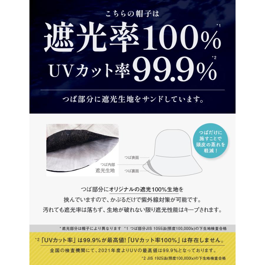 Loo＆c 帽子 レディース 大きいサイズ 完全遮光 遮光100％ UVカット つば広 折りたたみ 日よけ 春 夏 春夏 母の日 おすすめ UV 自転車でもあご紐で飛ばない : 帽子屋Loo ...