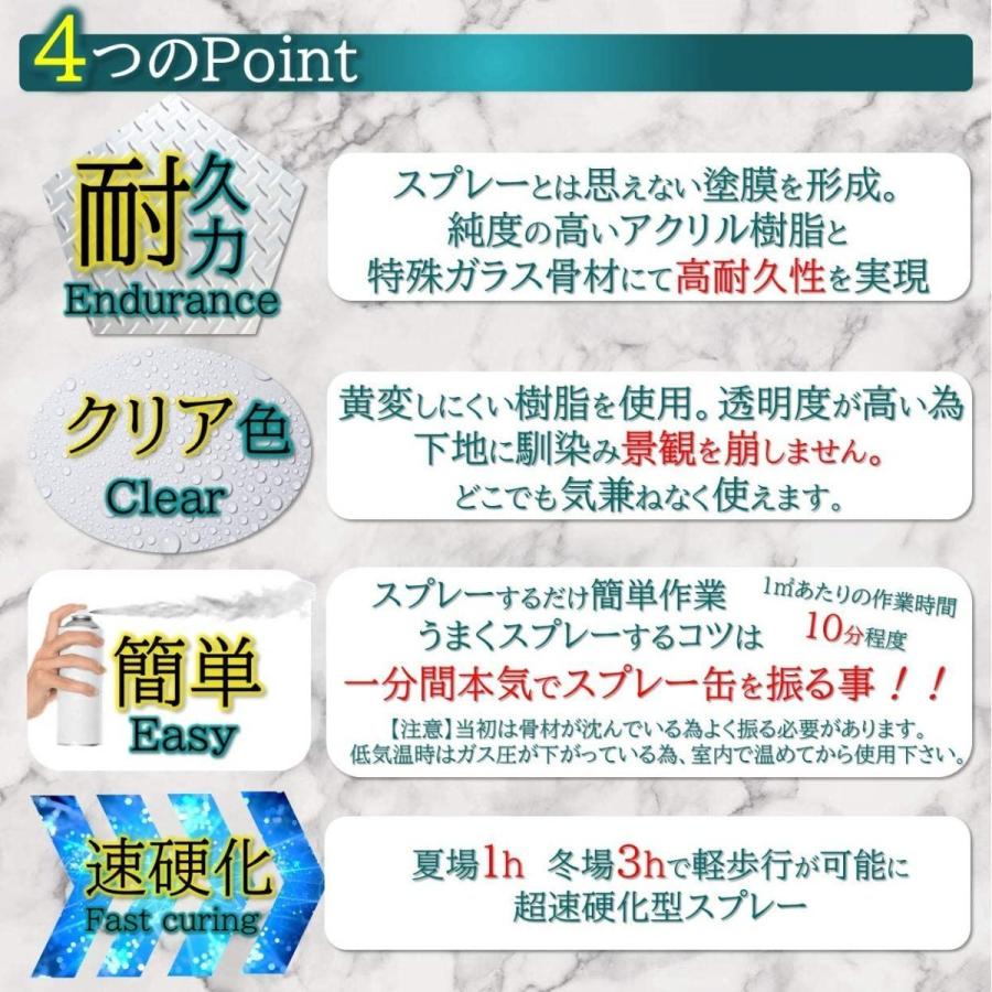 ステップソリューション 滑り止めスプレー スリップガード すべり止め 床用 クリア色 300ml缶 4缶箱 1m2/缶 石材 タイル 塗床 STEPSOLUTION 100 : 防水材料屋一番 ...