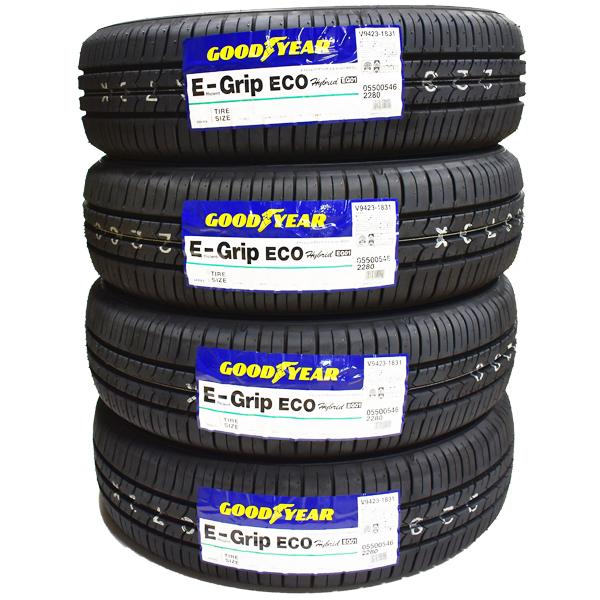 Efficient Grip グッドイヤー 2022年製造 ECO EG01 165/55R14 72V 低燃費で長持ちエコタイヤ 4本セット サマータイヤ : バワーズ・コーポレーション ...
