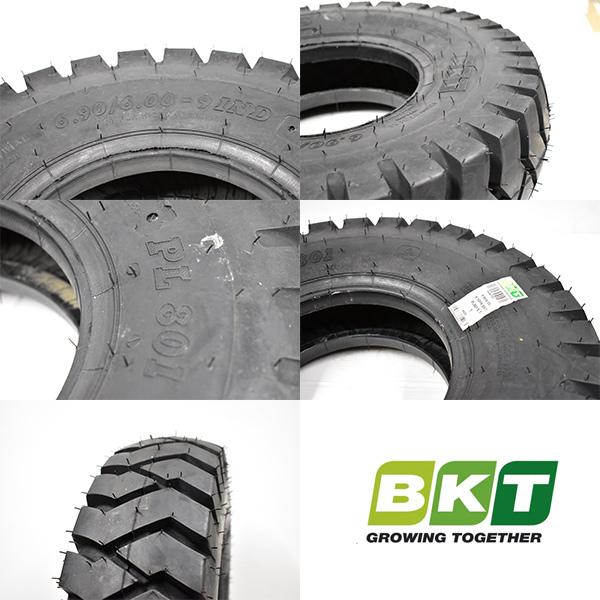 BKT PL801 6.00-9 10PR タイヤ1本＋チューブ1枚 トレーラー、フォークリフト用 : バワーズ・コーポレーション - 通販 ...