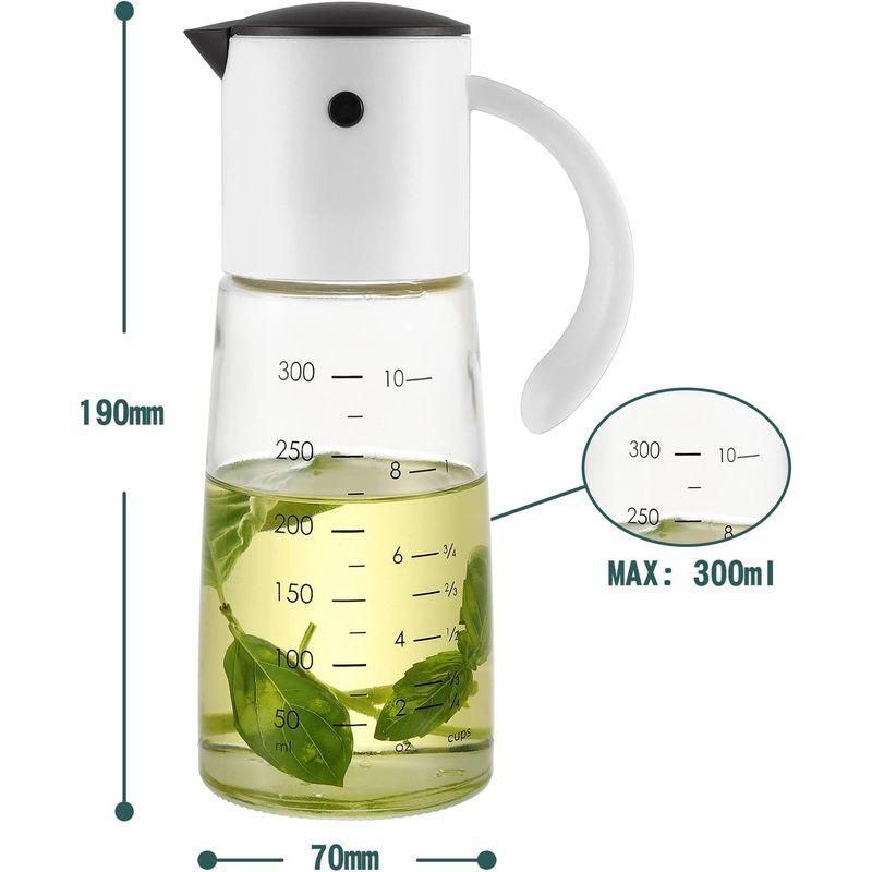 VKCHEF オイルボトル 醤油差し 液だれしない 片手 ガラス 調味料入れ 油 ドレッシング 調味料 ビン 酢 ビネガー 容器 300ml : BRセレクトストア - 通販 - Yahoo ...
