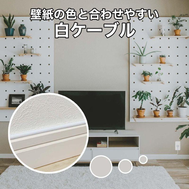 ホーリック アンテナケーブル テレビ用S-4C-FB同軸 2m 4K8K放送(3224MHz)/BS/CS/地デジ/CATV 対応 ホワイト :20240229040825-01698:BR ...