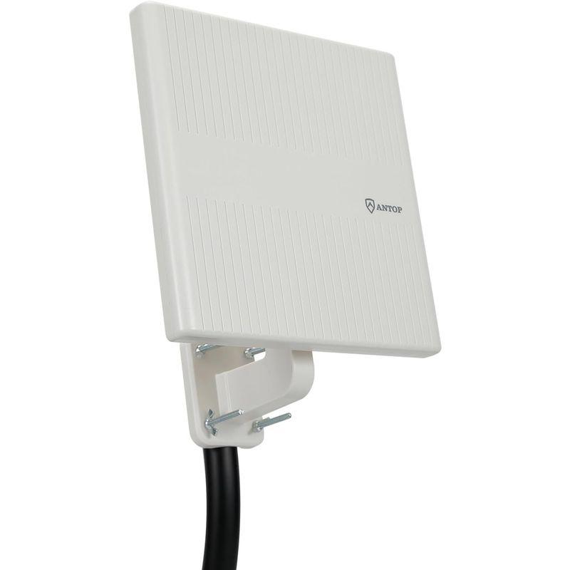Antop テレビアンテナ 屋外 TVアンテナ 4K HD 88KM受信範囲 5M同軸ケーブル付き 簡単設置 無料視聴 AT-JP413 :20240229040825-01834:BR ...