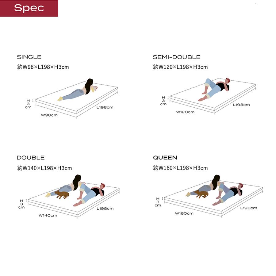 ブレインスリープ [BRAIN SLEEP] マットレス オーバーレイ DOUBLE : BRAIN SLEEPYahoo!店 - 通販 - Yahoo!ショッピング