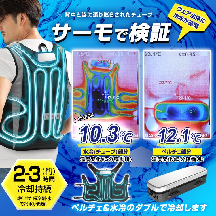 【新型モデル】【BR-871-2-1特大】送料無料(一部地域除く) ブレイン ペルチェ水冷服ベスト (服のみ)(特大サイズ) 水冷ベスト : 天晴天国 - 通販 - Yahoo!ショッピング