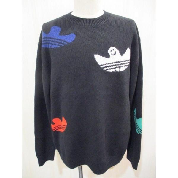 adidas Originals シュムーフォイル ニットセーター （ブラック/マルチカラー）(IC1879） : UNITEDPAZZO ...