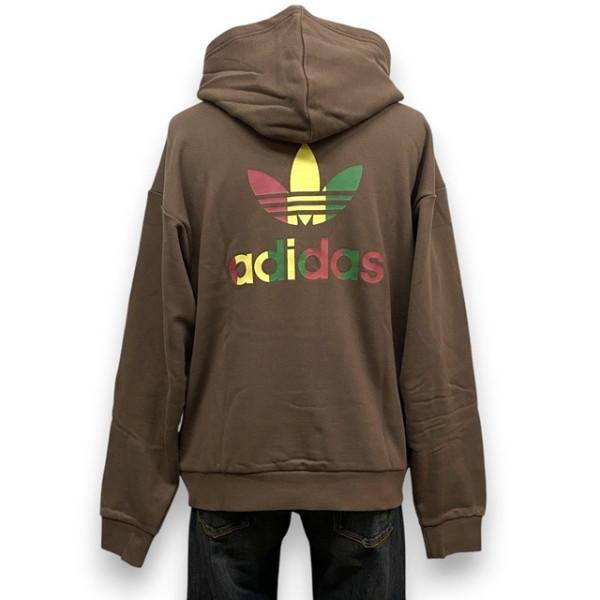 adidas Originals グラフィックパーカー（ジェンダーニュートラル） （ブラウン）（IY7372） : UNITEDPAZZO ...