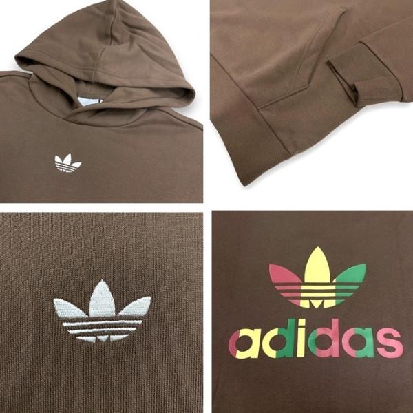 adidas Originals グラフィックパーカー（ジェンダーニュートラル） （ブラウン）（IY7372） : UNITEDPAZZO ...