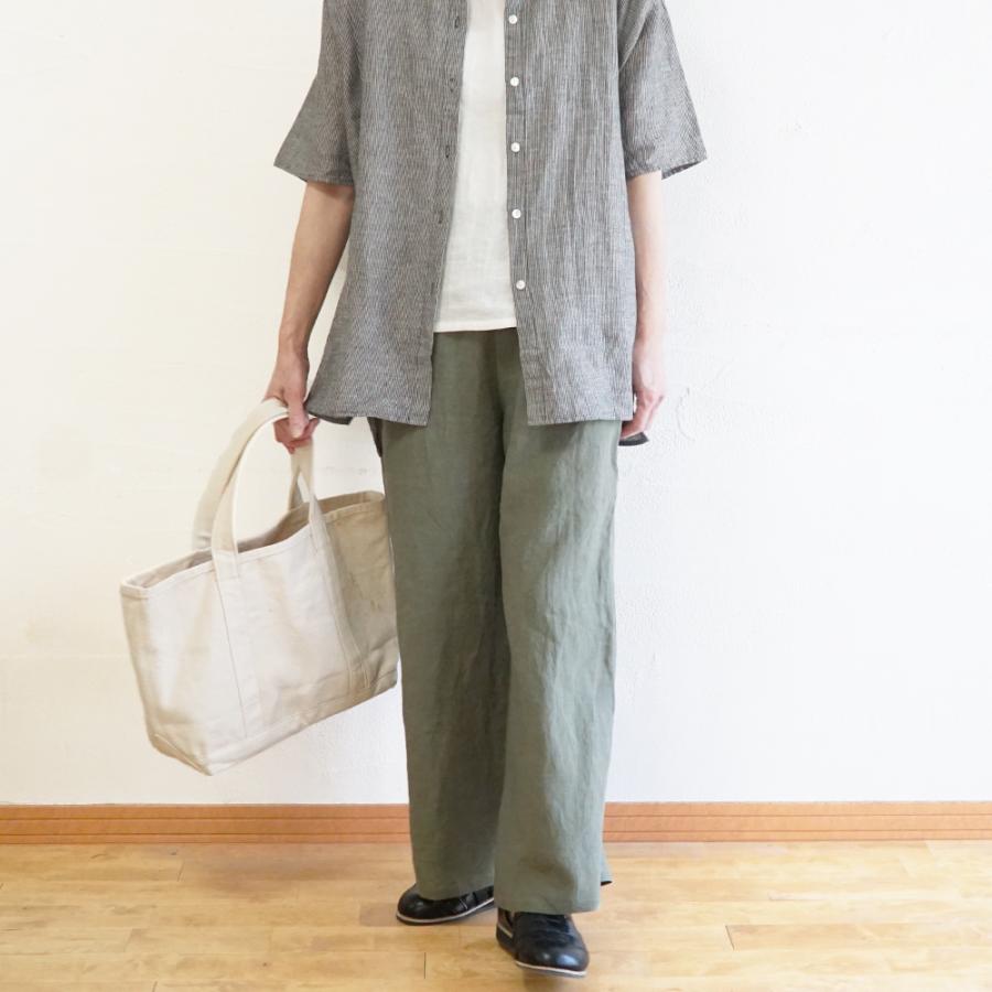 40リネン・ワイドストレートパンツ【BR1731】 : ブランチエム Yahoo!店 - 通販 - Yahoo!ショッピング