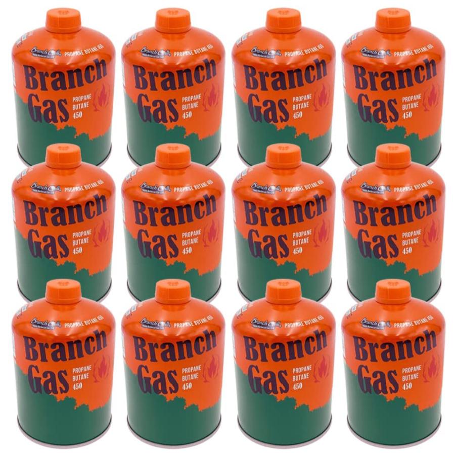 Branch Gas （BG-450） 12本セット カートリッジ式 ガスボンベ LPガス (プロパン) イソブタン ガス 混合 :BG-450-12:Branch Shop - 通販 ...