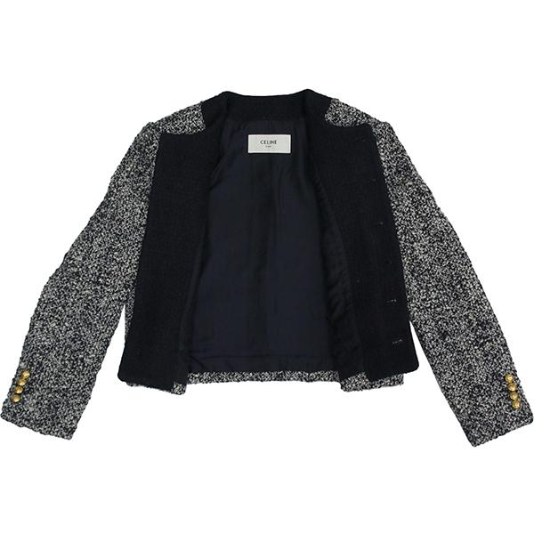 CELINE セリーヌ ジャケット Sサイズ レディース ツイード CELINE セリーヌ ジャケット Sサイズ レディース ツイード