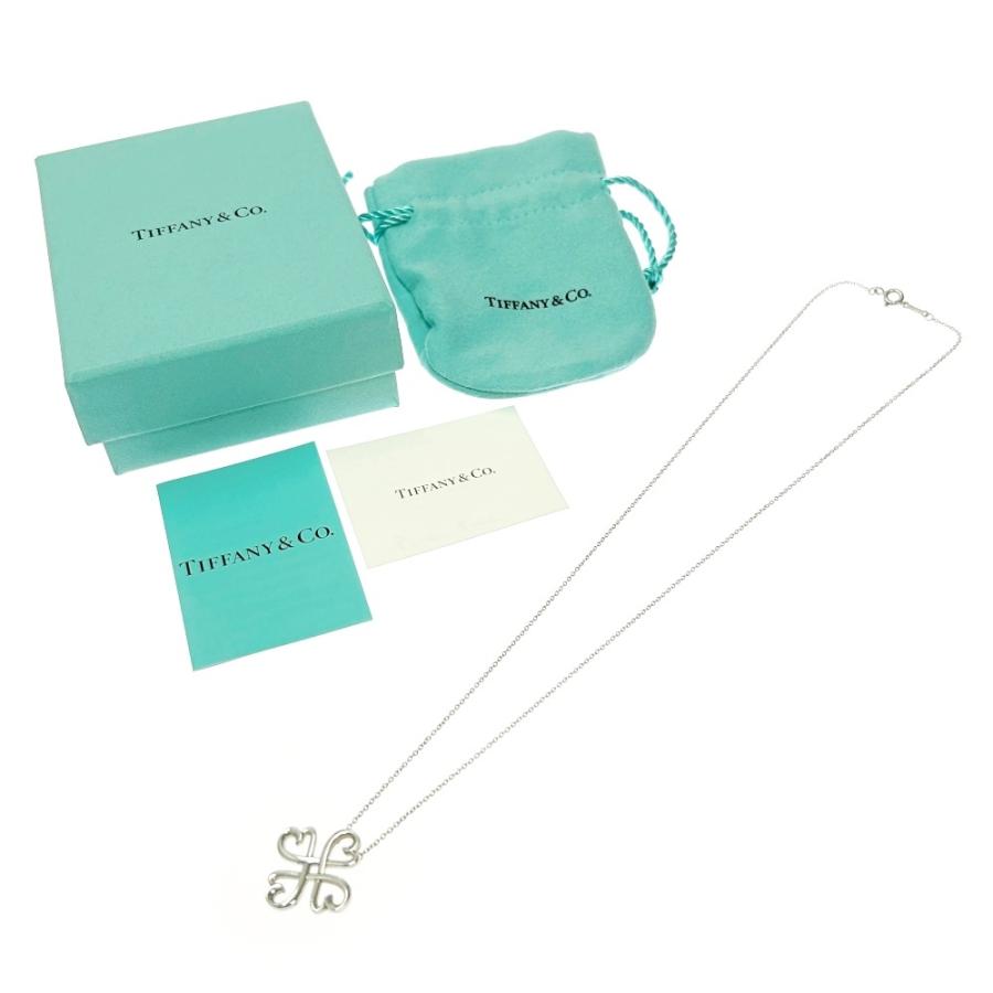 TIFFANY&Co. 【箱付き】 ティファニー シルバー クローバー ラビングハート ネックレス 3.2g 925刻印 373300 : ブランドショップ COLOR - 通販 ...