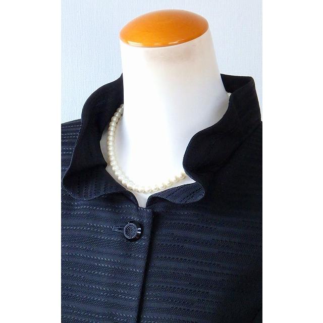 アンフィニノワール 胸元ケミカルレース使いワンピース 自宅で手洗い