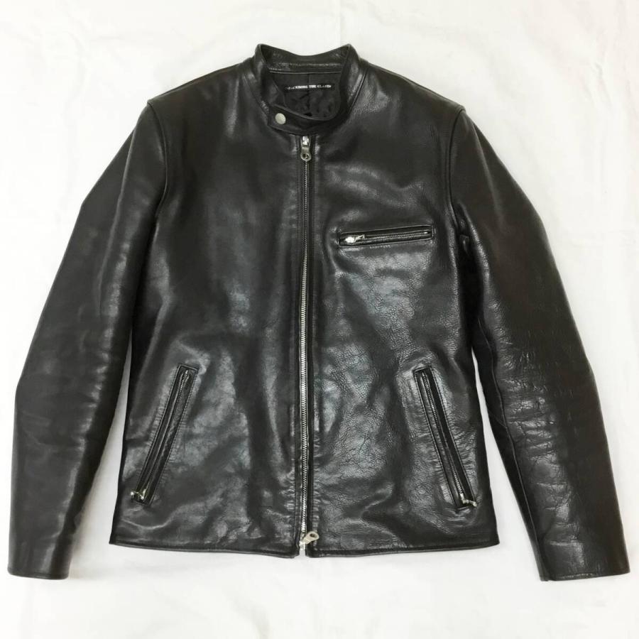 BACK BONE 中古AB バックボーン 革ジャン シングル ライダース ジャケット BB10FW-LB31 牛革 Sサイズ ブラック 150076 : ブランドショップ・キララ - 通販 ...