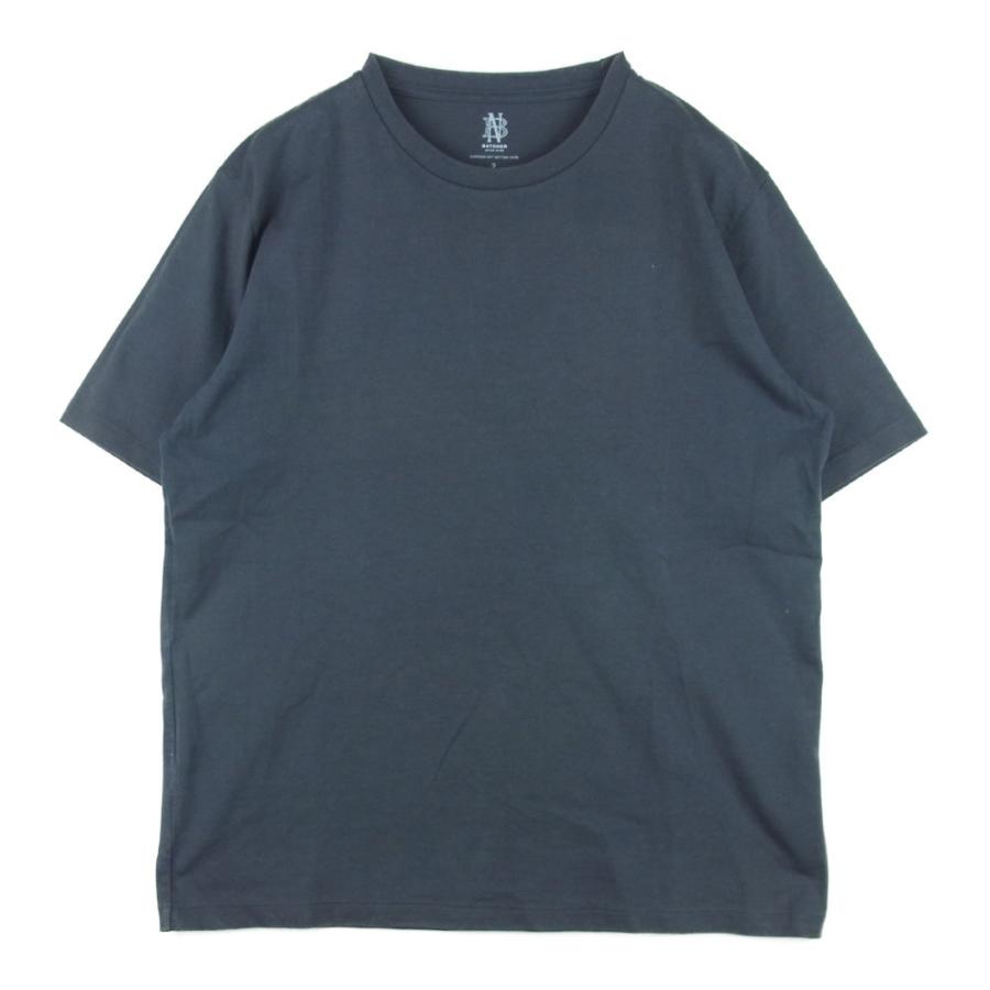 バトナー BATONER 21SS BN-21SM-046 GIZA 87 PACK T-SHIRT ギザ クルーネック 半袖 パック Tシャツ カットソー グレー系 2【中古 ...