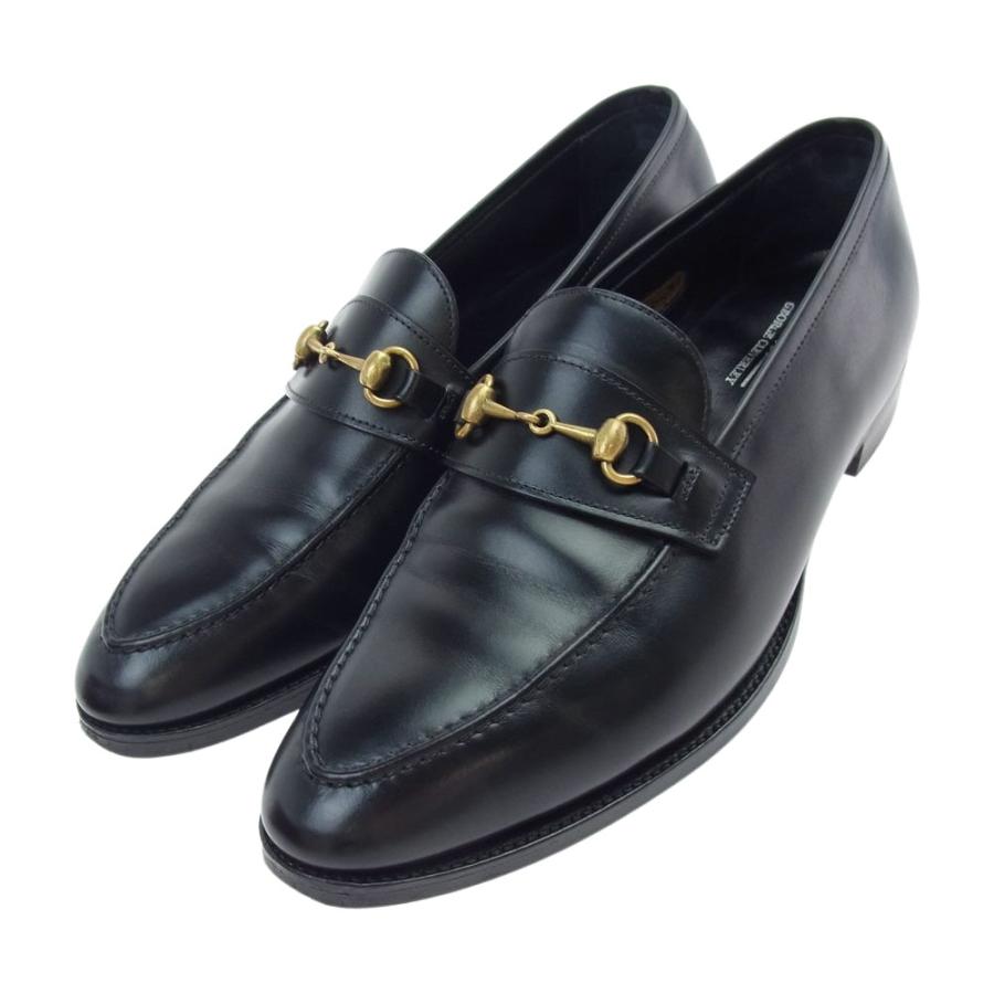 ジョージクレバリー GEORGE CLEVERLEY The Colony ザ コロニー ブラックカーフ レザー ビットローファー ブラック系 ...