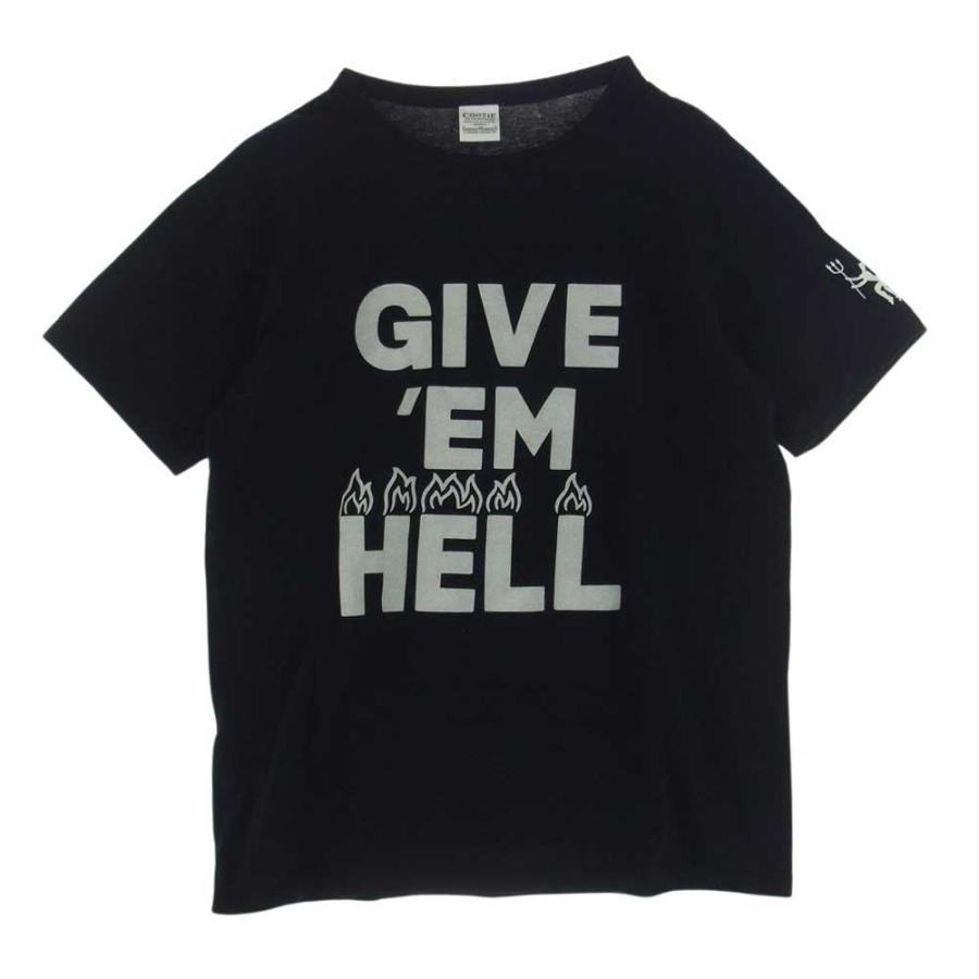 Coottie COOTIE クーティー GIVE ME HELL 半袖 クルーネック Tシャツ ブラック系 M【中古】 : ブランド専門店 ...