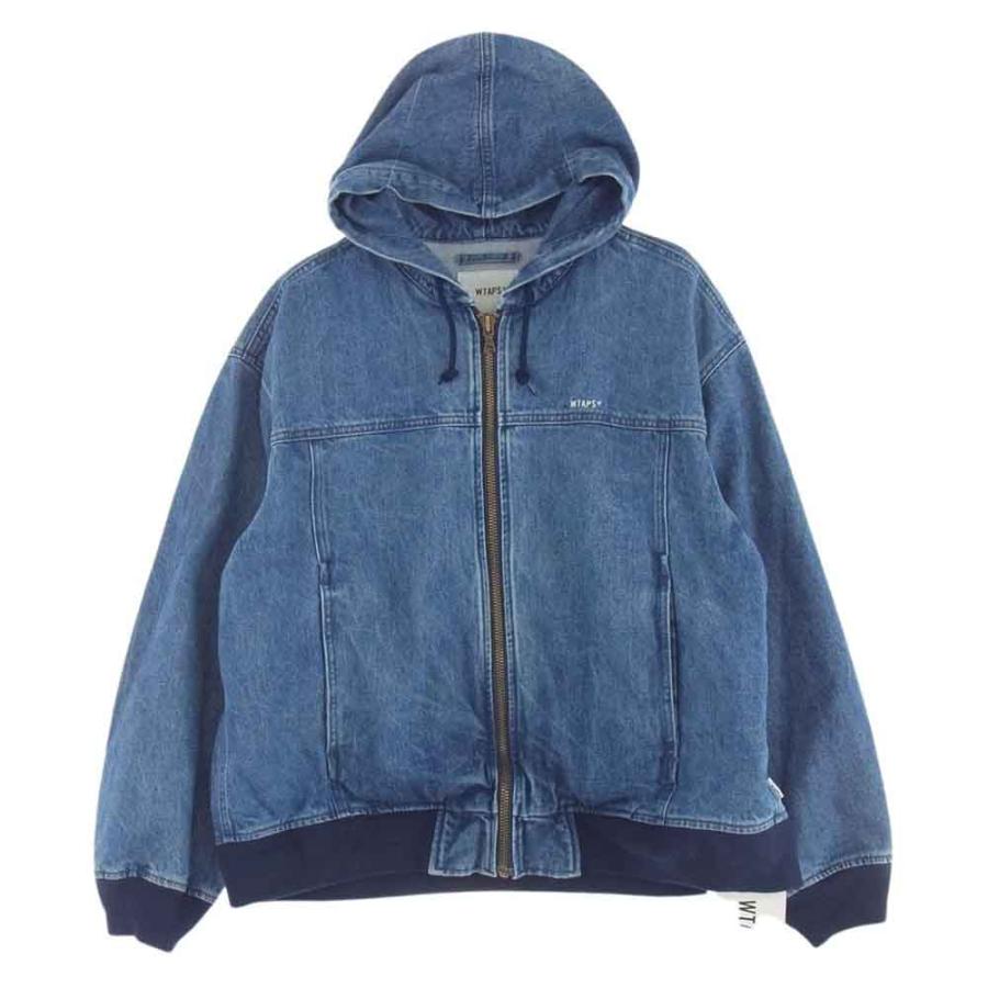 WTAPS ダブルタップス 24SS 241WVDT-JKM02 ACTIVE JACKET アクティブ バック プリント デニム ジャケット ...