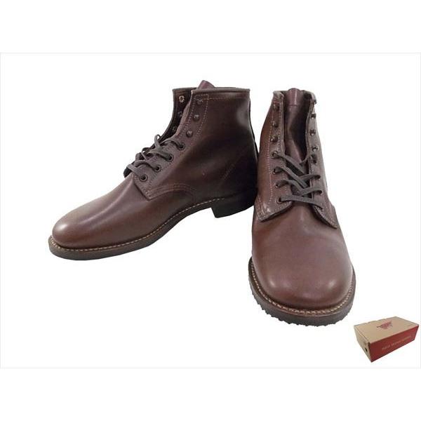 RED WING SHOES レッドウィング 9063 ベックマン フラットボックス ブーツ ブラウン系 US9D 【新古品】【未使用】【中古 ...