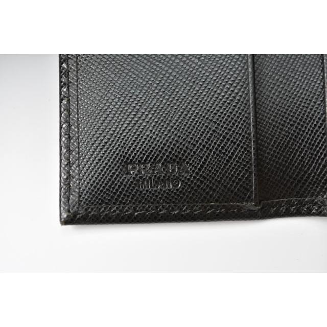 PRADA プラダ キーケース/キーホルダー 6連 M222A SAFFIANO/型押しレザー NERO/ブラック 未使用 アウトレット ...