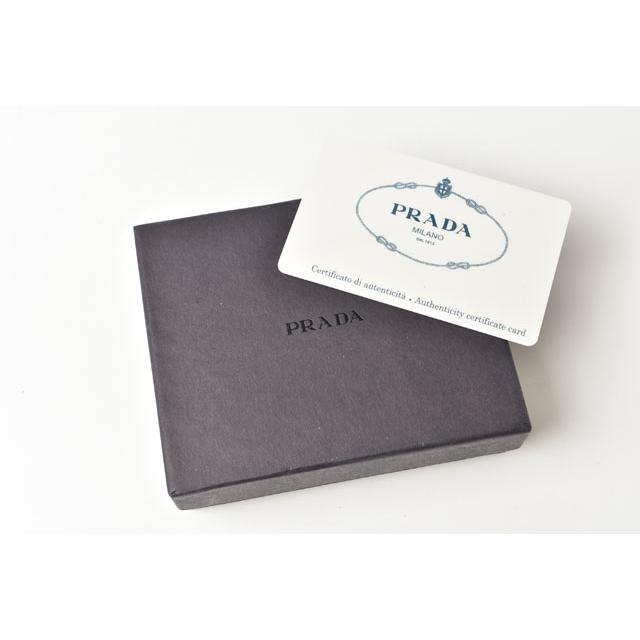 PRADA プラダ キーケース/キーホルダー 6連 M222A SAFFIANO/型押しレザー NERO/ブラック 未使用 アウトレット ...