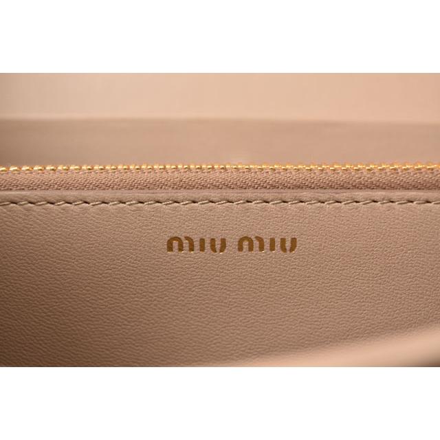 ミュウミュウ 財布 未使用 miumiu 長財布 5MH1109 MATELASSE/マテラッセ CAMMEO/ベージュピンク :230761-miu:Import shop P.I.T ...