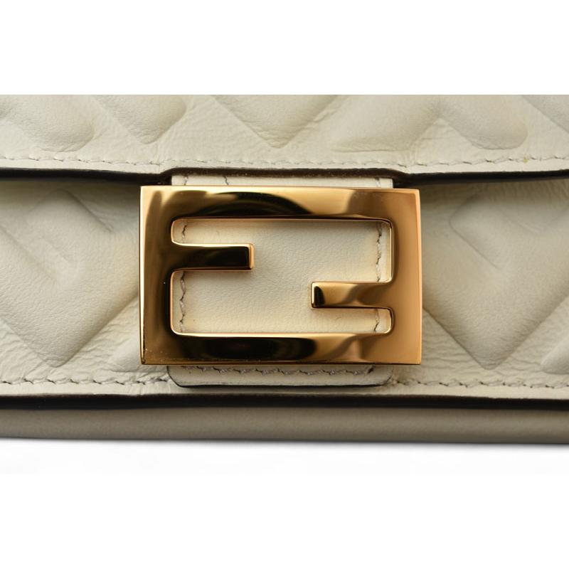 FENDI フェンディ 財布/ミニ財布 バゲット 三つ折り 8M0395 BAGUETTE MICRO TRIFOLD オフホワイト : Import shop P.I.T. - 通販 ...