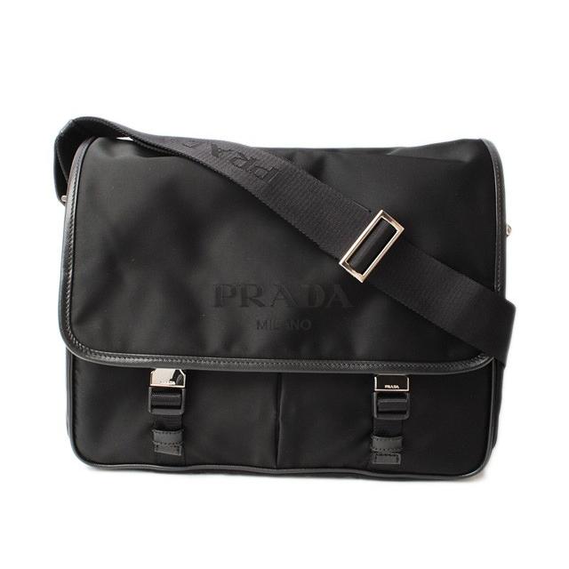 プラダ ショルダーバッグ/メッセンジャーバッグ PRADA ナイロン/サフィアノ ブラック VA0768 アウトレット :p-17-019:Import shop P.I.T. - 通販 ...