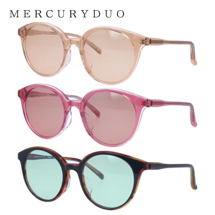 MERCURYDUO マーキュリーデュオ サングラス アジアンフィット MDS 9032 51 ラウンド レディース ライトカラー 薄い色 おしゃれ UVカット 度付き対応 : サングラス ...