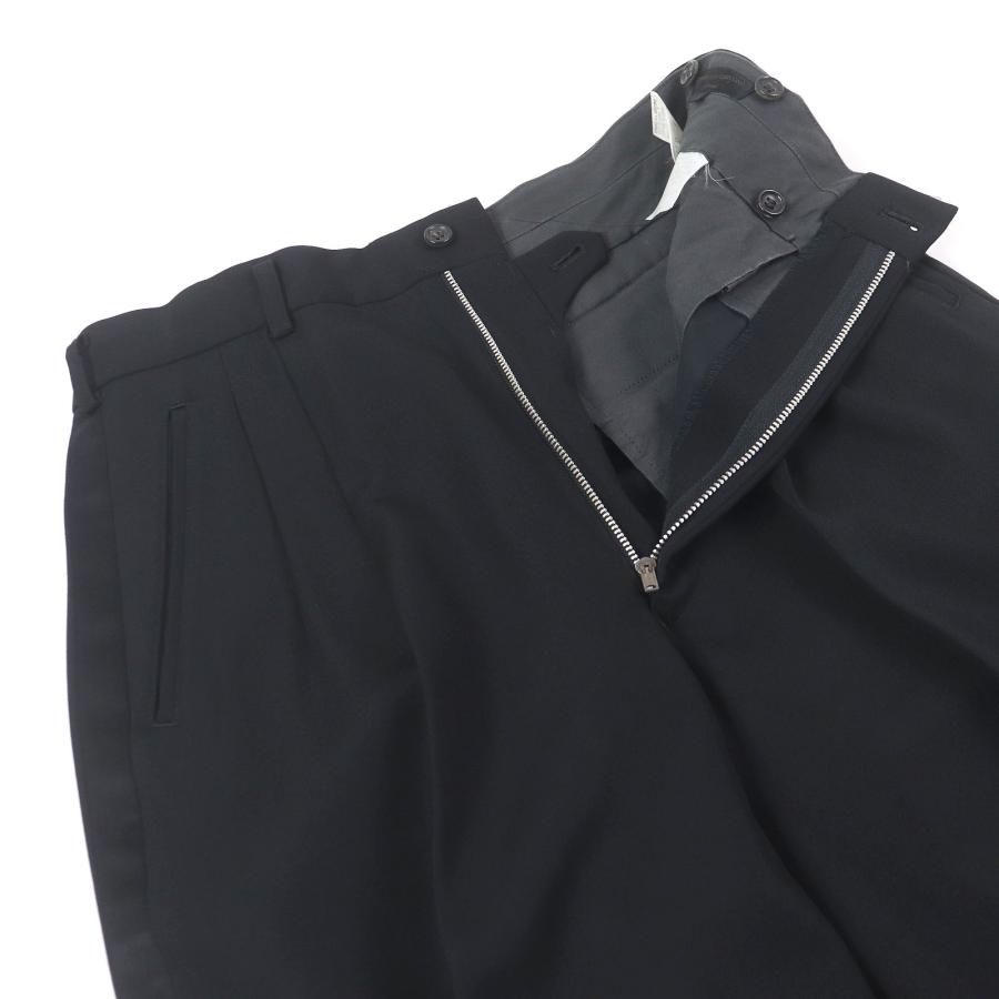 美品□コムデギャルソンオム ヴィンテージ HS-05031M 89AWアーカイブ タキシード サイドラインパンツ セットアップ 黒 M 日本製 正規品 美品□コムデギャルソンオム ヴィンテージ HS-05031M 89AWアーカイブ