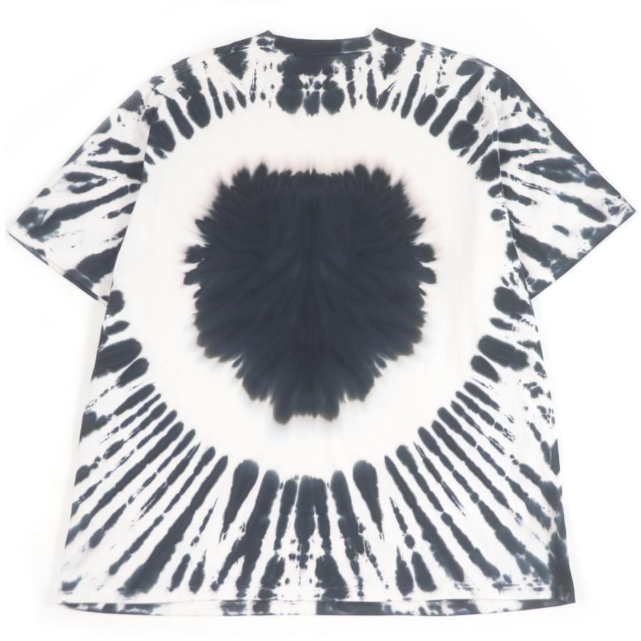 極美品□BALENCIAGA バレンシアガ 684155 タイダイ柄 クラックロゴプリント オーバーサイズ 半袖Ｔシャツ ホワイト ブラック XS 正規品 BALENCIAGA（バレンシアガ） 極美品□BALENCIAGA 684155 タイダイ柄