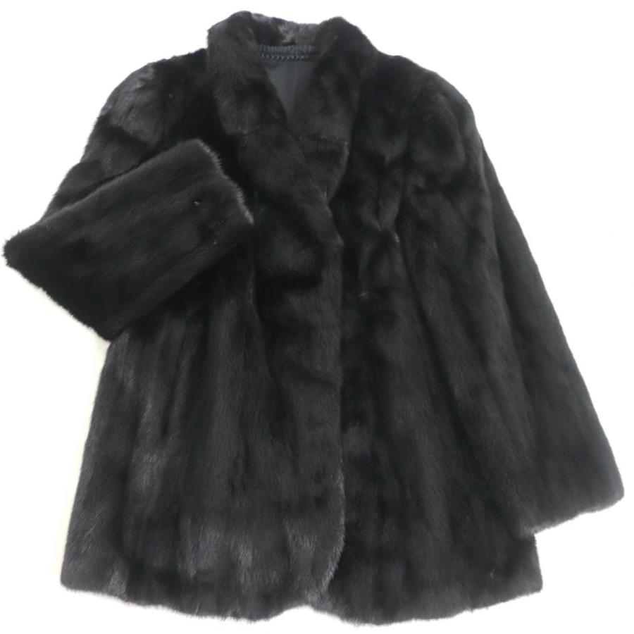 極美品★OS FUR MINK ミンク 本毛皮コート ダークブラウン 11号 毛質艶やか・柔らか : GREENヤフーショッピング店 - 通販 ...