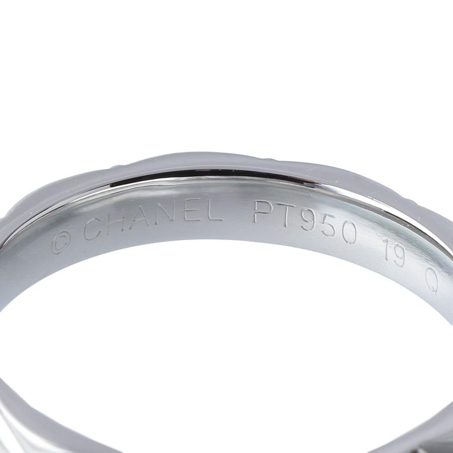 CHANEL シャネル マトラッセ リング ミディアム #59 PT950 幅3.4mm 新品仕上げ済 CHANEL【15285 ...