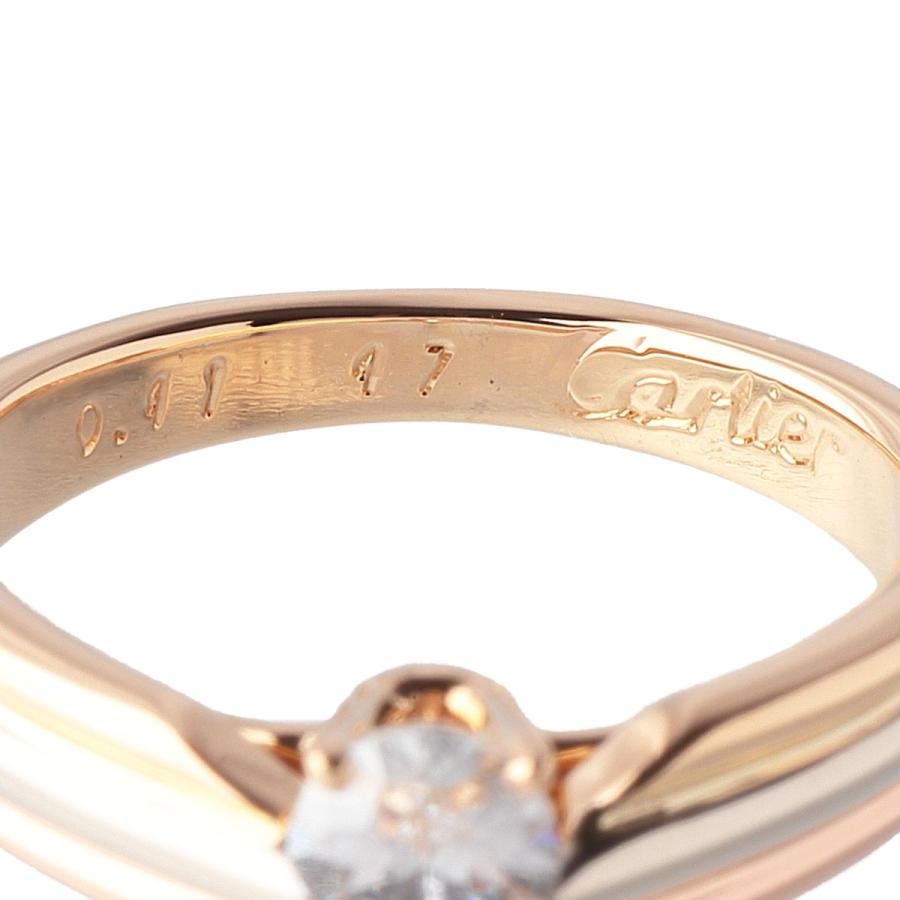 カルティエ トリニティ ソリテール リング ダイヤ0.41ct #47 750 スリーカラー 箱 新品仕上げ済CARTIER【15365】 :15365:ブランド テアトロン - 通販 ...