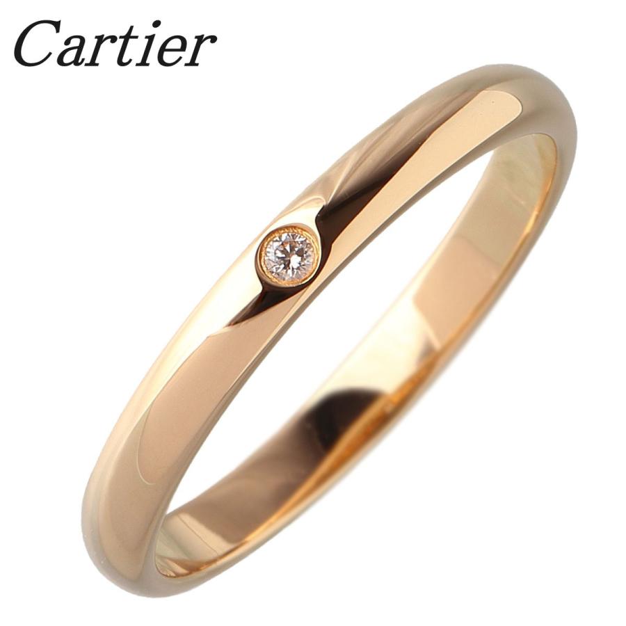 Cartier カルティエ ダイヤ リング 1895 ウェディング 1PD #51 幅2.5mm AU750YG 新品仕上げ済 Cartier【15696】 : ブランド テアトロン - 通販 ...